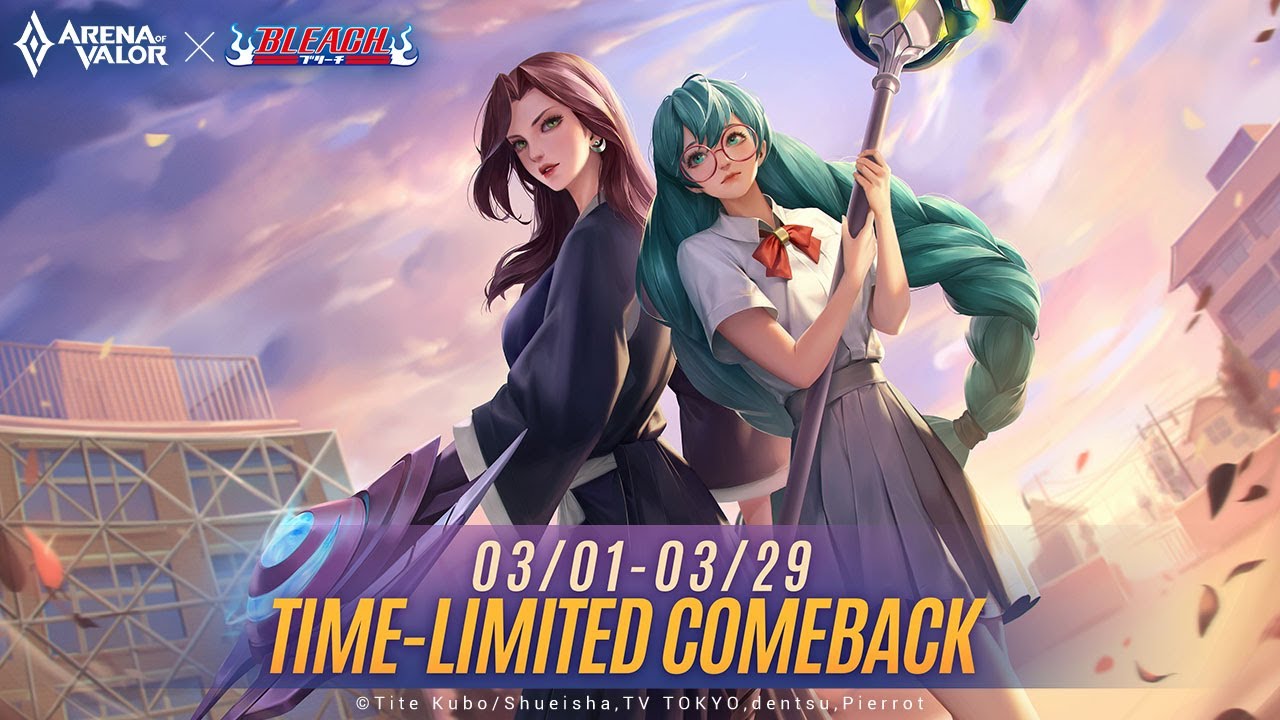 AoV x BLEACH Lindis and Annette Collaboration Lobby Animation - YouTube