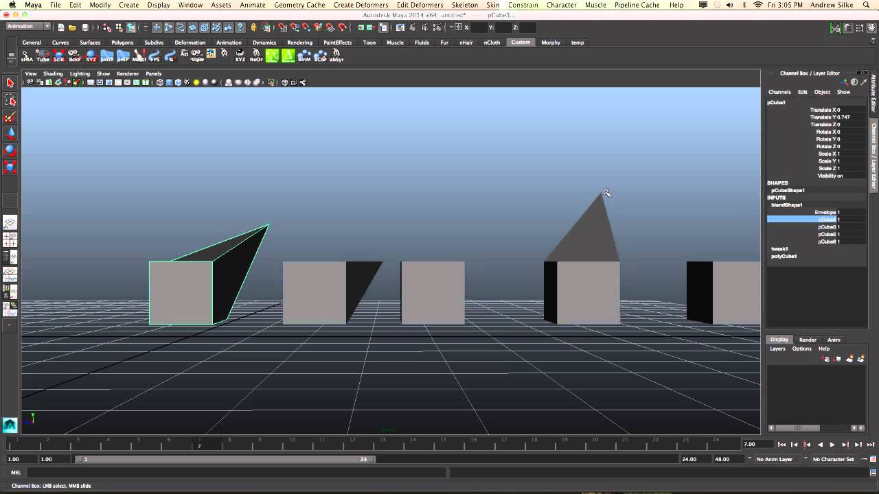 Adding Multiple Blendshapes in Maya - YouTube