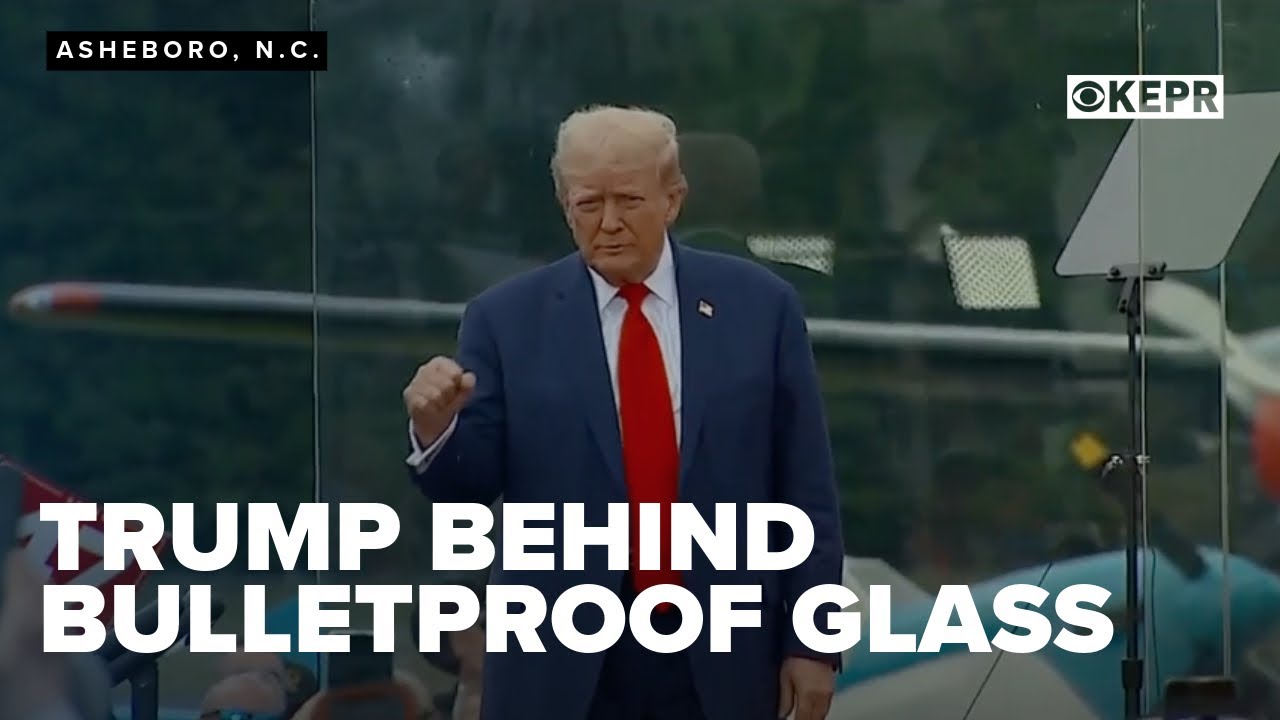 VIDEO: Donald Trump took the stage in North Carolina for a rally behind ...
