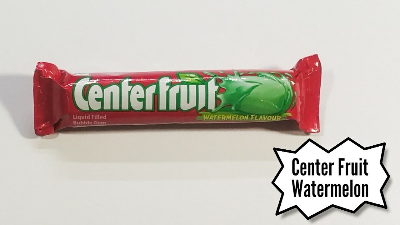 Center fruit watermelon flavour liquid filled bubble gum #foodie #viral ...