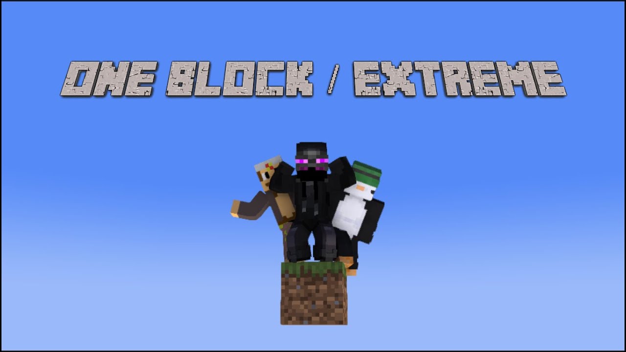 Serie de minecraft ONE BLOCK / EXTREME!! Con mis amigos😃 #1. - YouTube