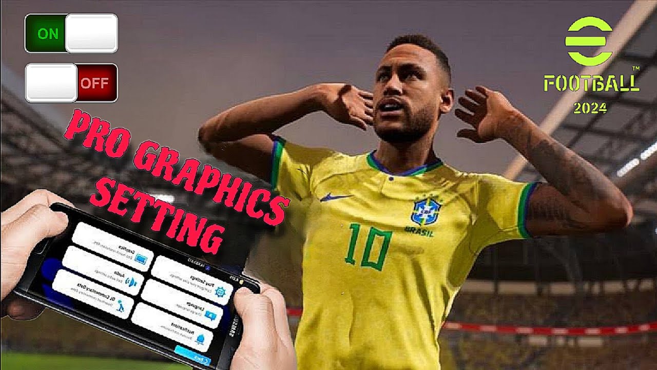 🔴 Efootball 24 Mobile Best Settings | Pro Control, Graphic FPS and ...