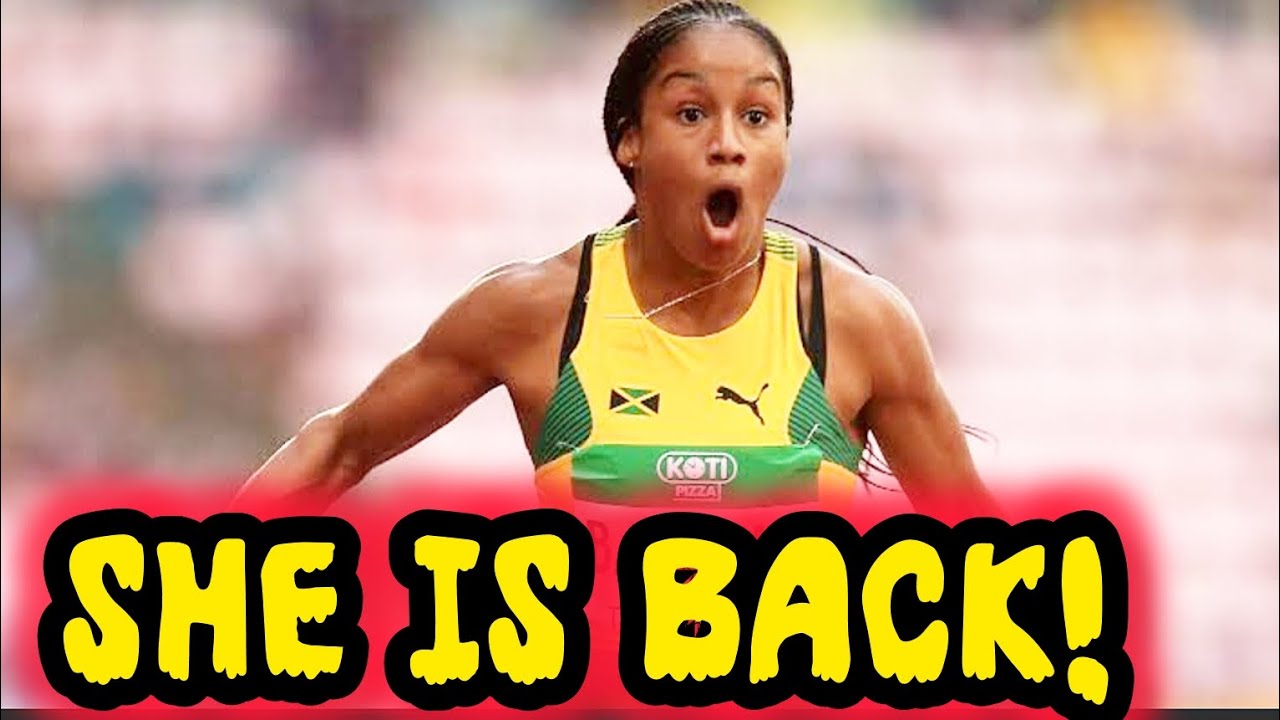 OMG! Briana Williams Officially Back Ran a Blazing Time In 200m - YouTube