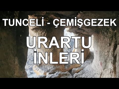 Tunceli Çemişgezek Urartu İnleri (Evleri) - Dr. Murat