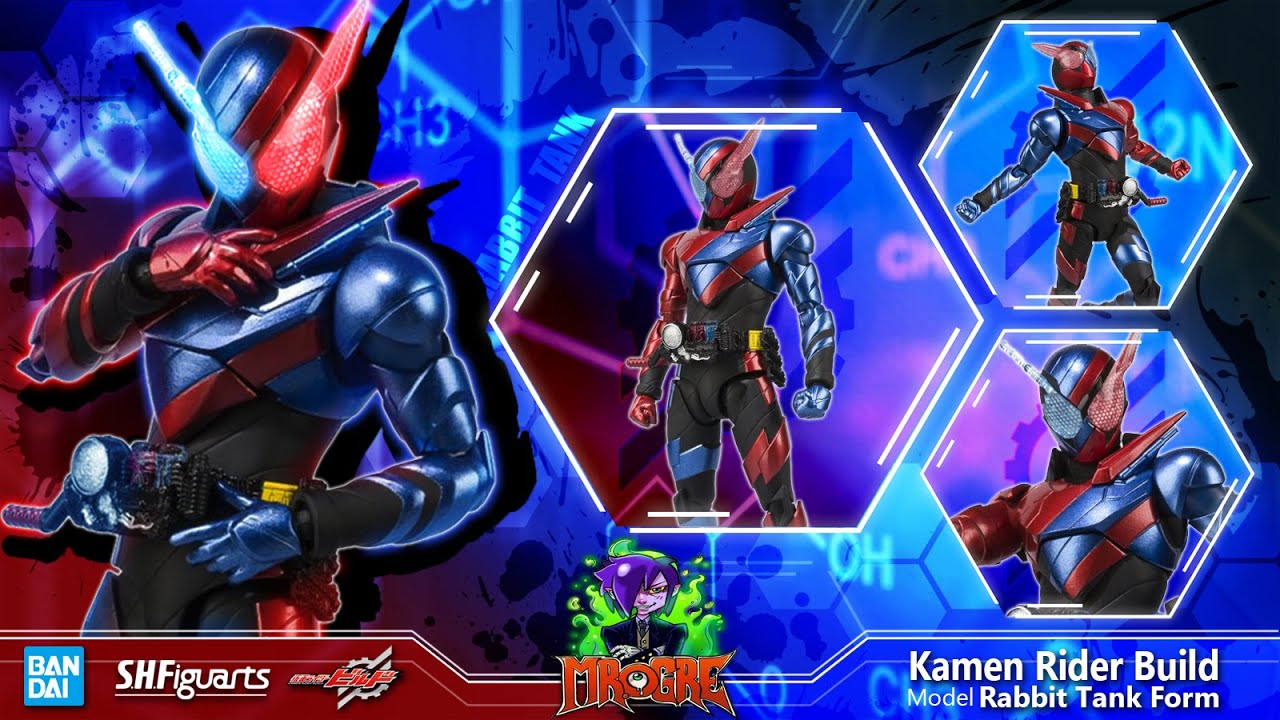 รีวิวของสะสม : S.H.Figuarts Kamen Rider Build Rabbit Tank Form - YouTube