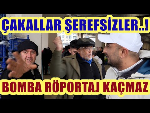 ÇAKALLAR ŞEREFSİZLER . PAZARDA SARAYI DEVİREN İSYAN. AĞZINA GELENİ SAYDI.