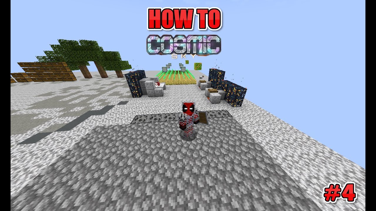 How to Cosmic Sky #4 #minecraft #cosmicsky #skyblock - YouTube