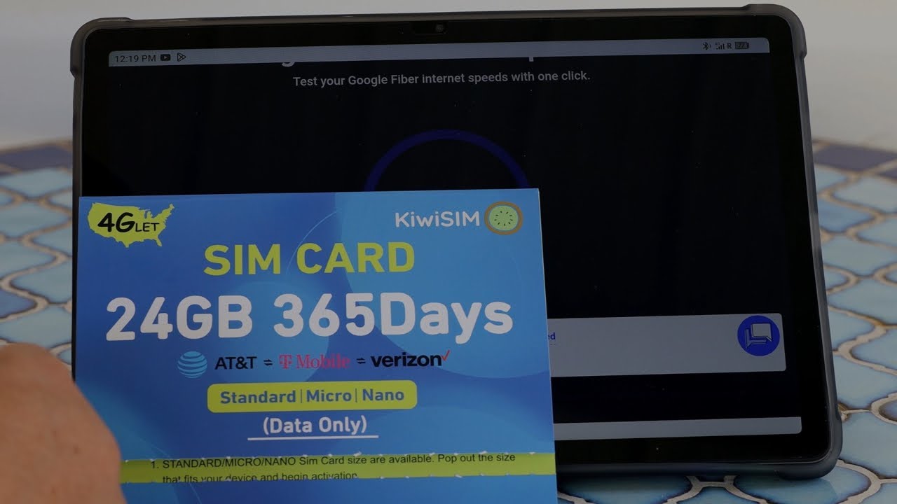 Super Easy to Install | KiwiSIM 24GB 365 Day Data SIM Card - YouTube