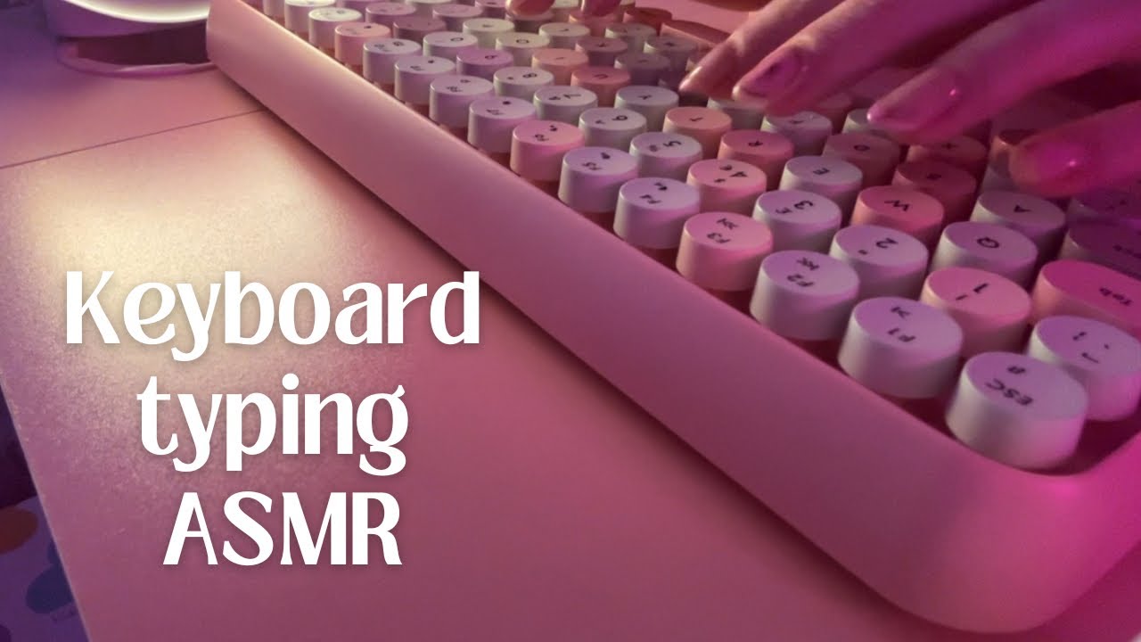 Research a video with me- clunky keyboard ASMR - YouTube