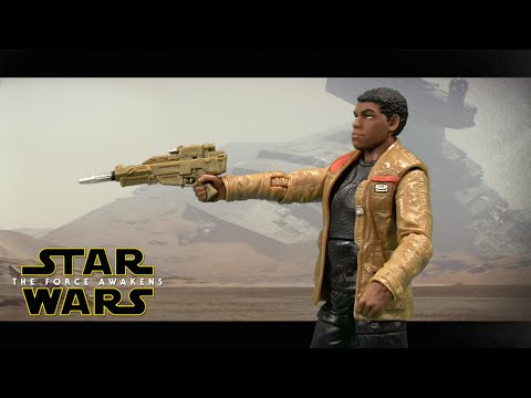 Star Wars The Force Awakens Black Series Finn from Hasbro - YouTube