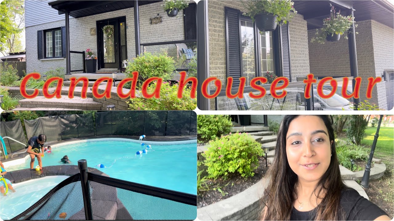 Canada house tour | Detached house with swimming pool| July 2023 # ...
