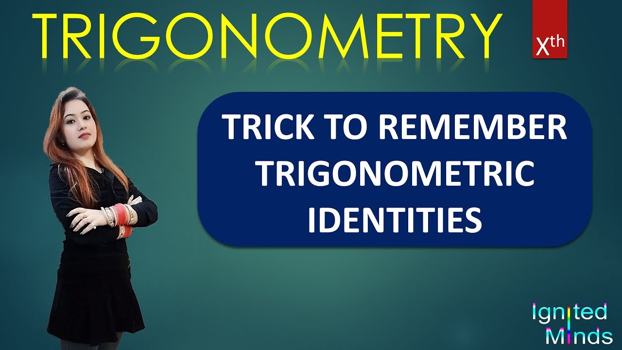 Trick to Remember Trigonometric Identities - YouTube