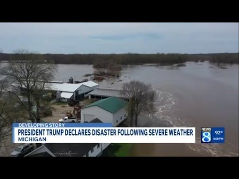 President Trump declares disaster following severe weather