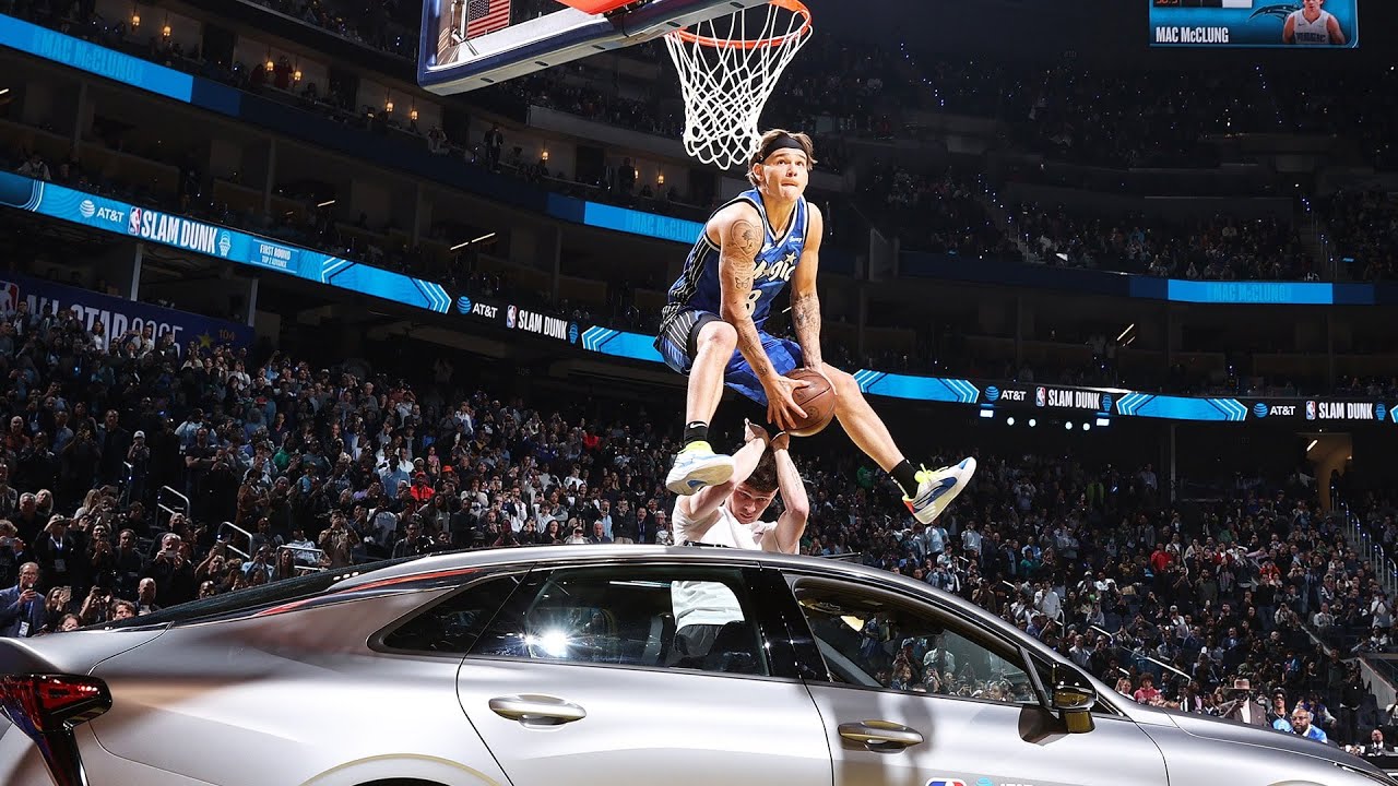 Mac McClung’s Epic 3-Peat: Slam Dunks Over Car in NBA Dunk Contest ...