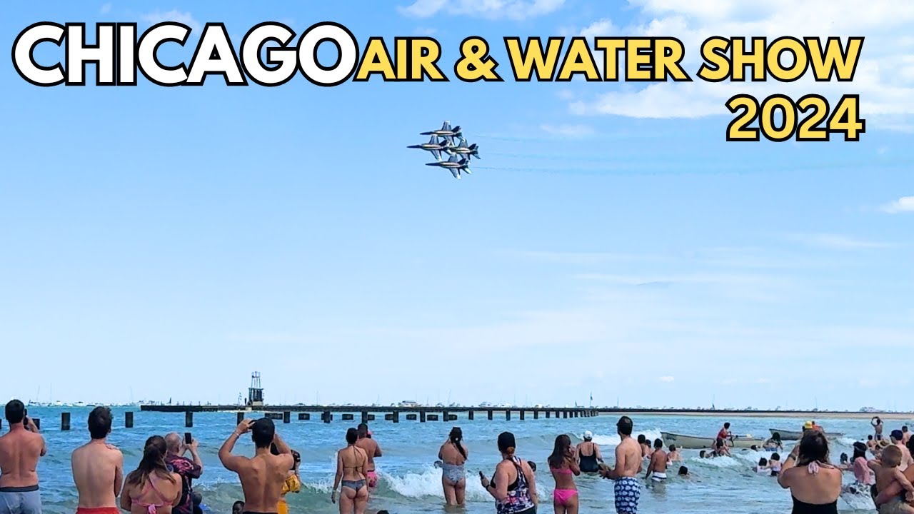 Chicago Air and Water Show 2024 Features Lakefront Trail & Beaches | 4K ...