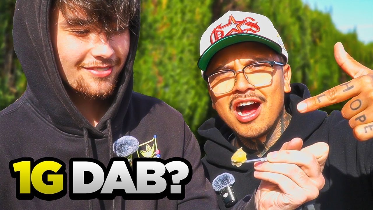 STRANGERS ATTEMPT ONE GRAM DAB - YouTube