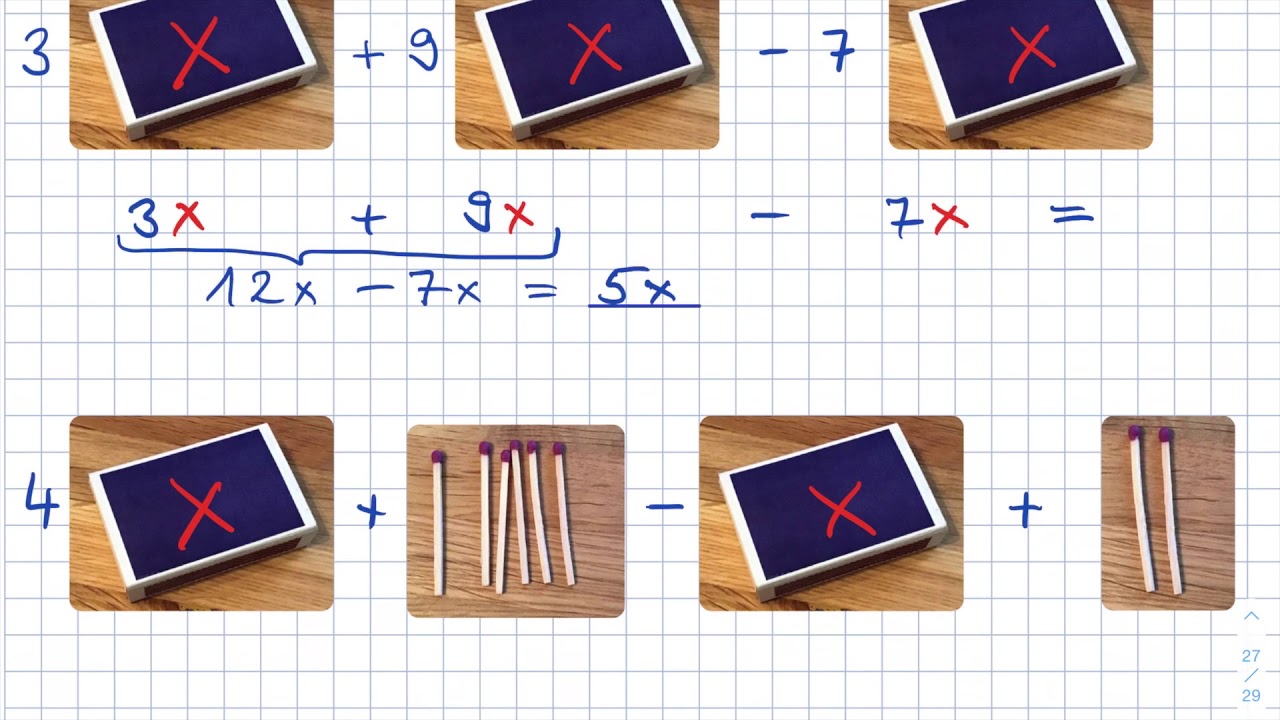 Mathe_1_Terme aufstellen und vereinfachen - YouTube