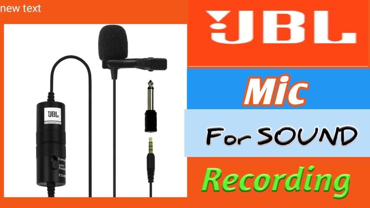 Mic for VOICE Recording || Jbl Sound Recoding Divice || Video Creating ...