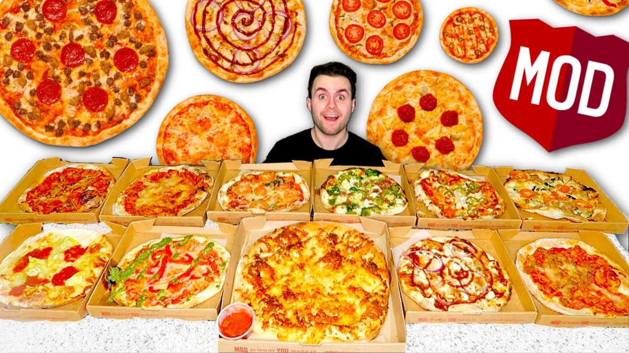 Trying MOD Pizza's FULL MENU! Every Kind of PIZZA! - YouTube