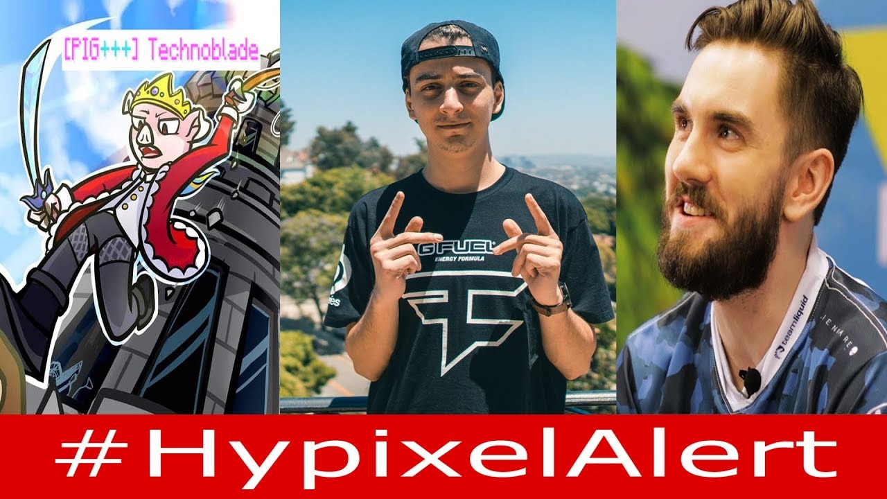 Cloakzy and 72hrs Play HYPIXEL! #HypixelAlert Technoblade Gets PIG ...