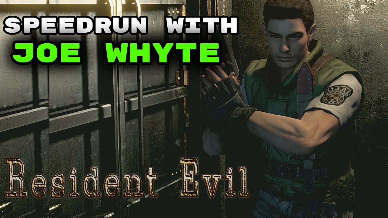 Resident Evil | SPEEDRUN | w/ CHRIS REDFIELD Actor Joe Whyte - YouTube