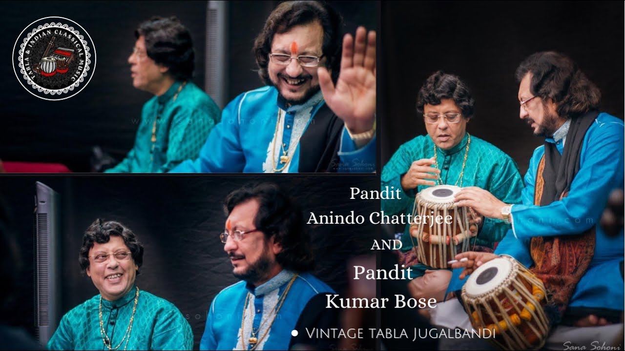 Pandit Kumar Bose And Pandit Anindo Chatterjee Vintage Tabla Jugalbandi ...