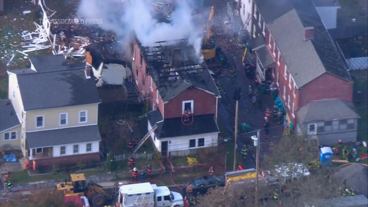 Gas explosion and fire injures several in village north of New York ...