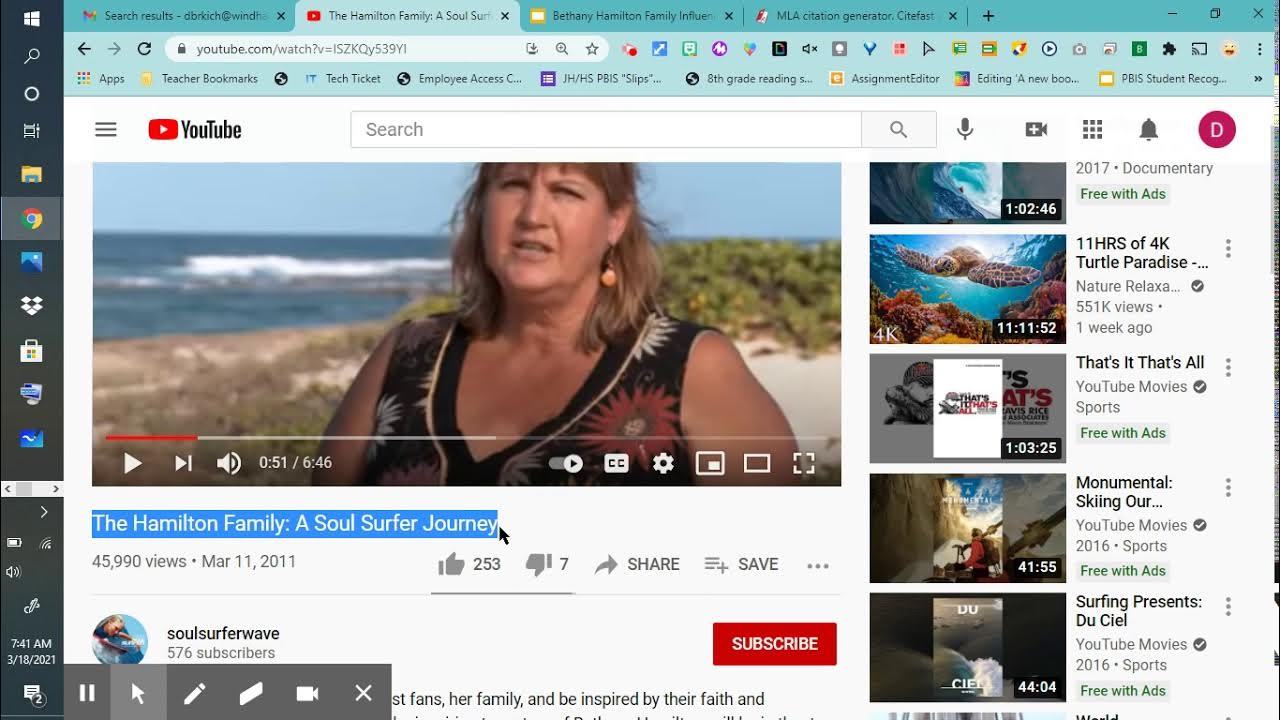 How to cite a YouTube video using Citefast.com - YouTube