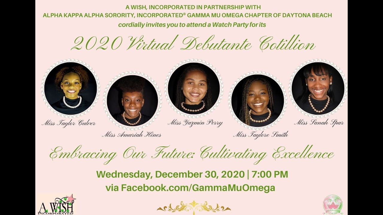 2020 Virtual Debutante Cotillion - YouTube