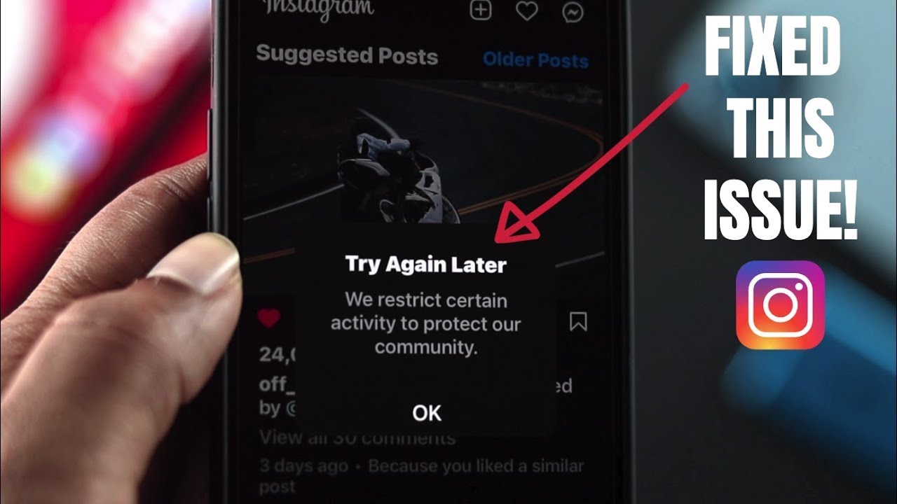 Try Again Later On Instagram How To Fix - YouTube
