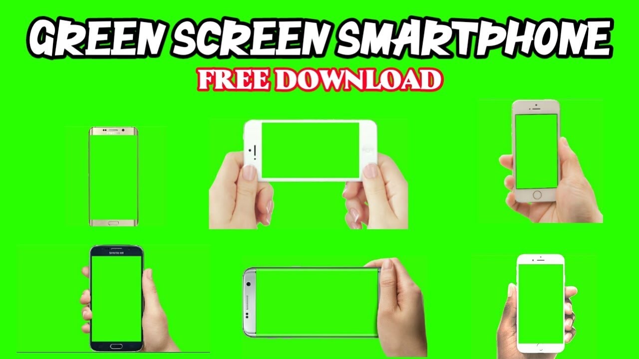 Green Screen Handphone | Green Screen 'Mobile Phone Frame' | Free ...
