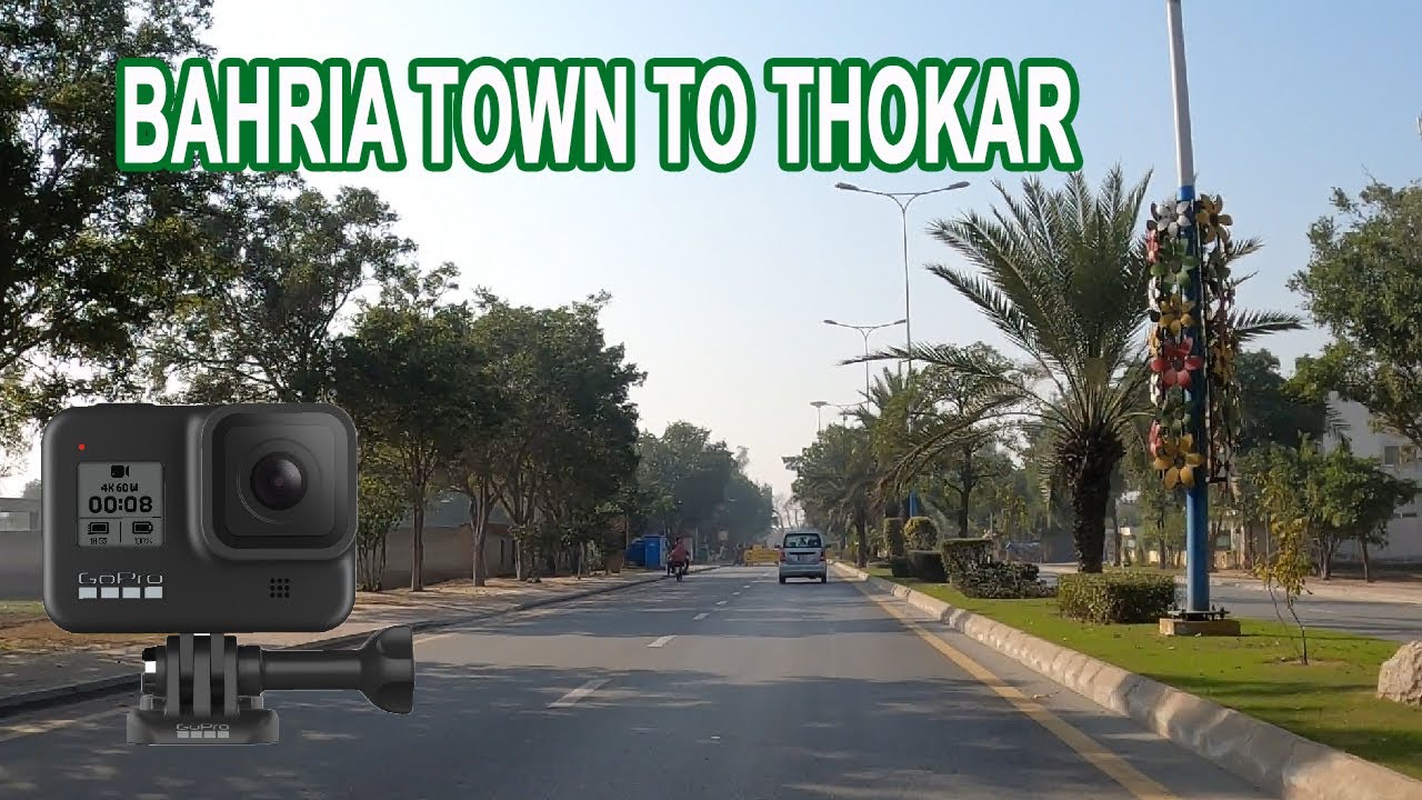 Driving through Bahria Town Lahore To Thokar Niaz Baig 2021 Canal Road ...