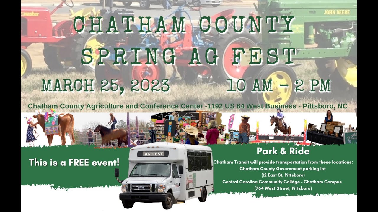Chatham County Spring Ag Fest 2023 - YouTube