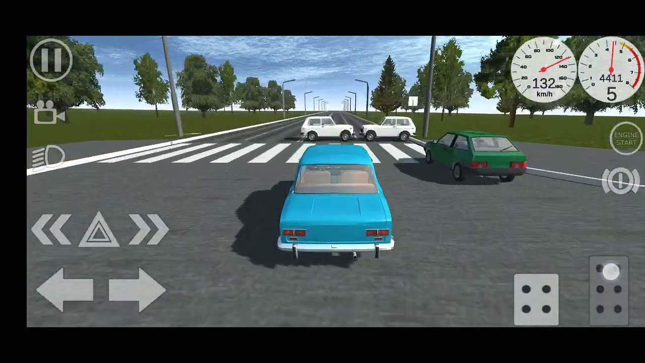 Simple car crash physics simulator racing and crash - YouTube