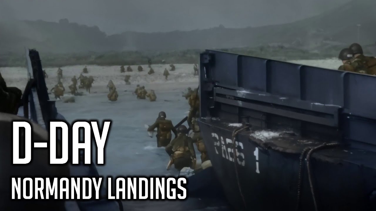 D-Day - Normandy landings 1944 [HD Color] - YouTube