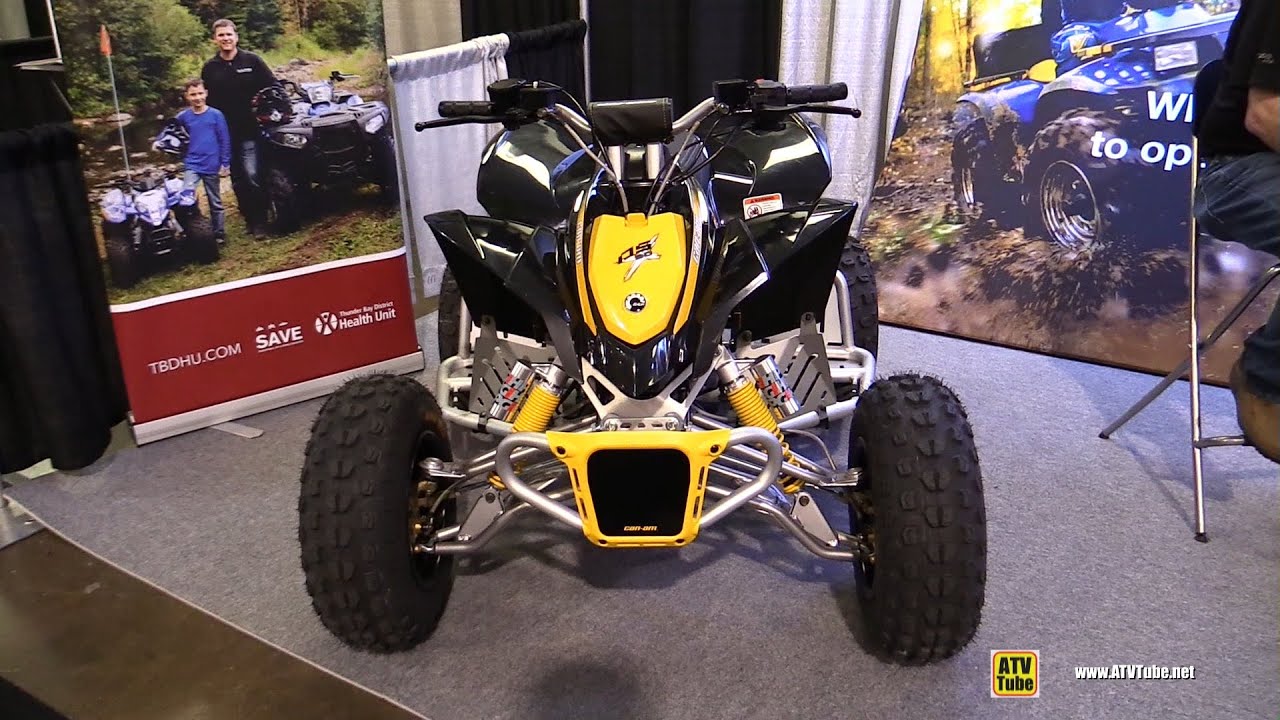 2015 Can-am DS-X 90 ATV - Walkaround - 2014 Toronto Snowmobile & ATV ...
