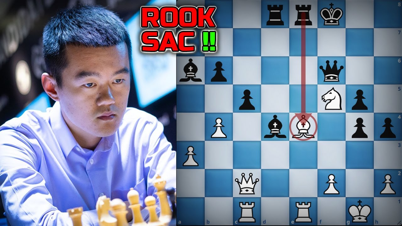 Rook Sacrifice appeared in The First Classical Game Between Gukesh and ...