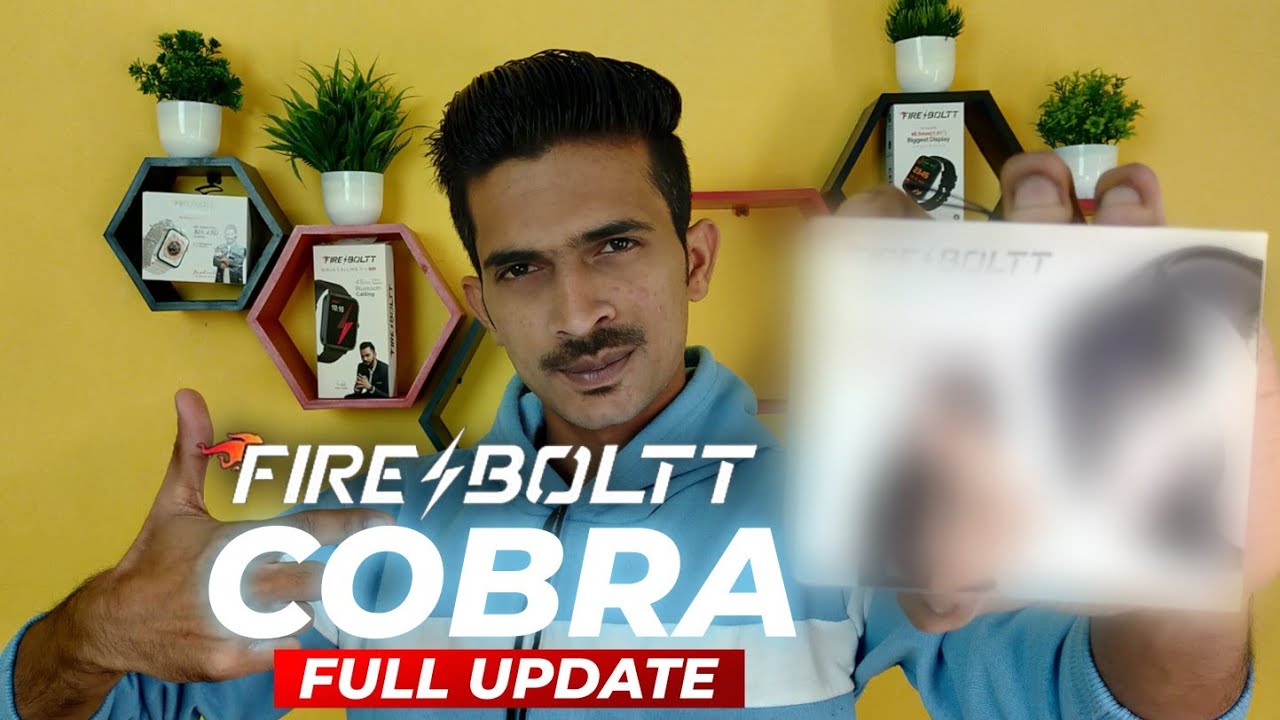 Fire Boltt Cobra Smartwatch 🔥 Unboxing Soon ⚡ All Features & Specs⚡ ...