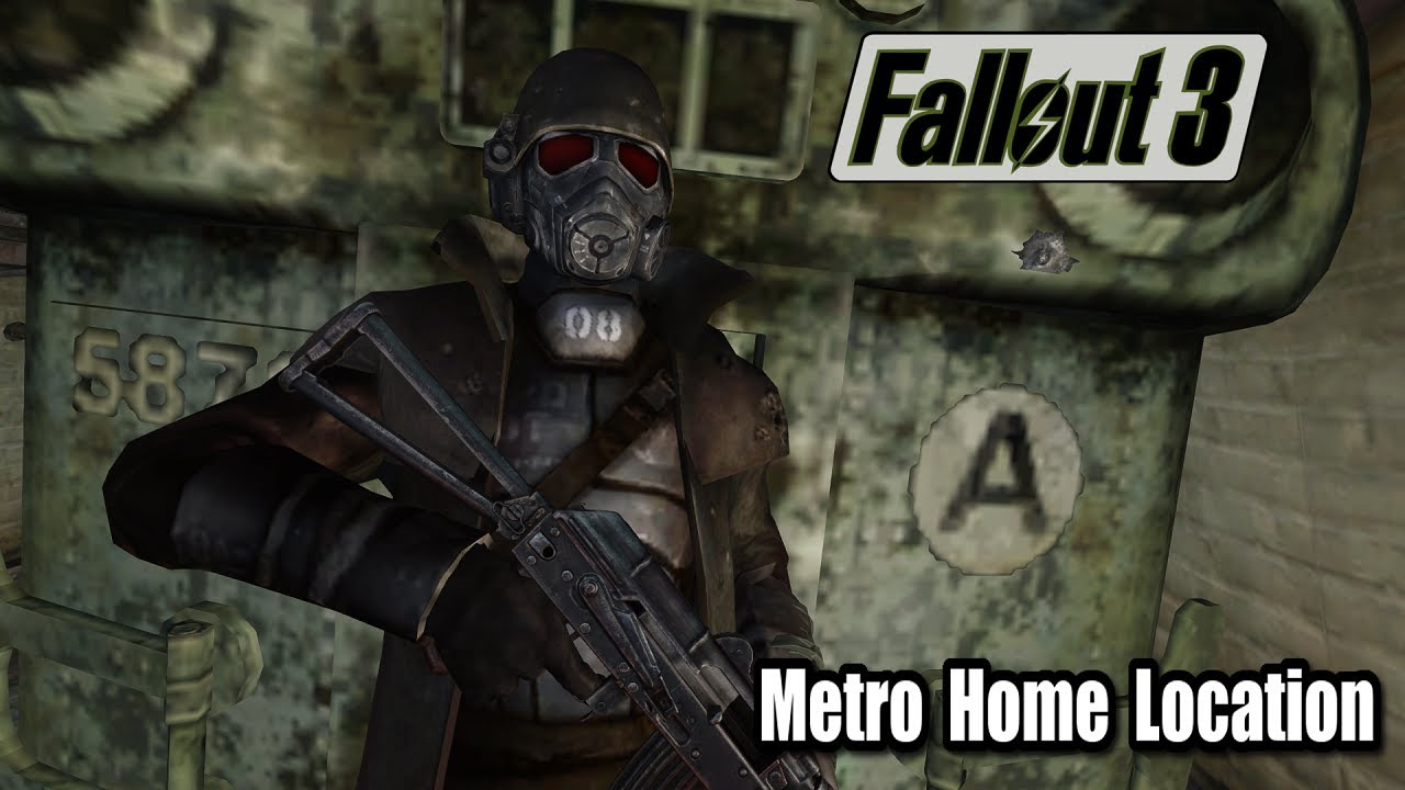 Fallout 3 - How to find the metro home - YouTube