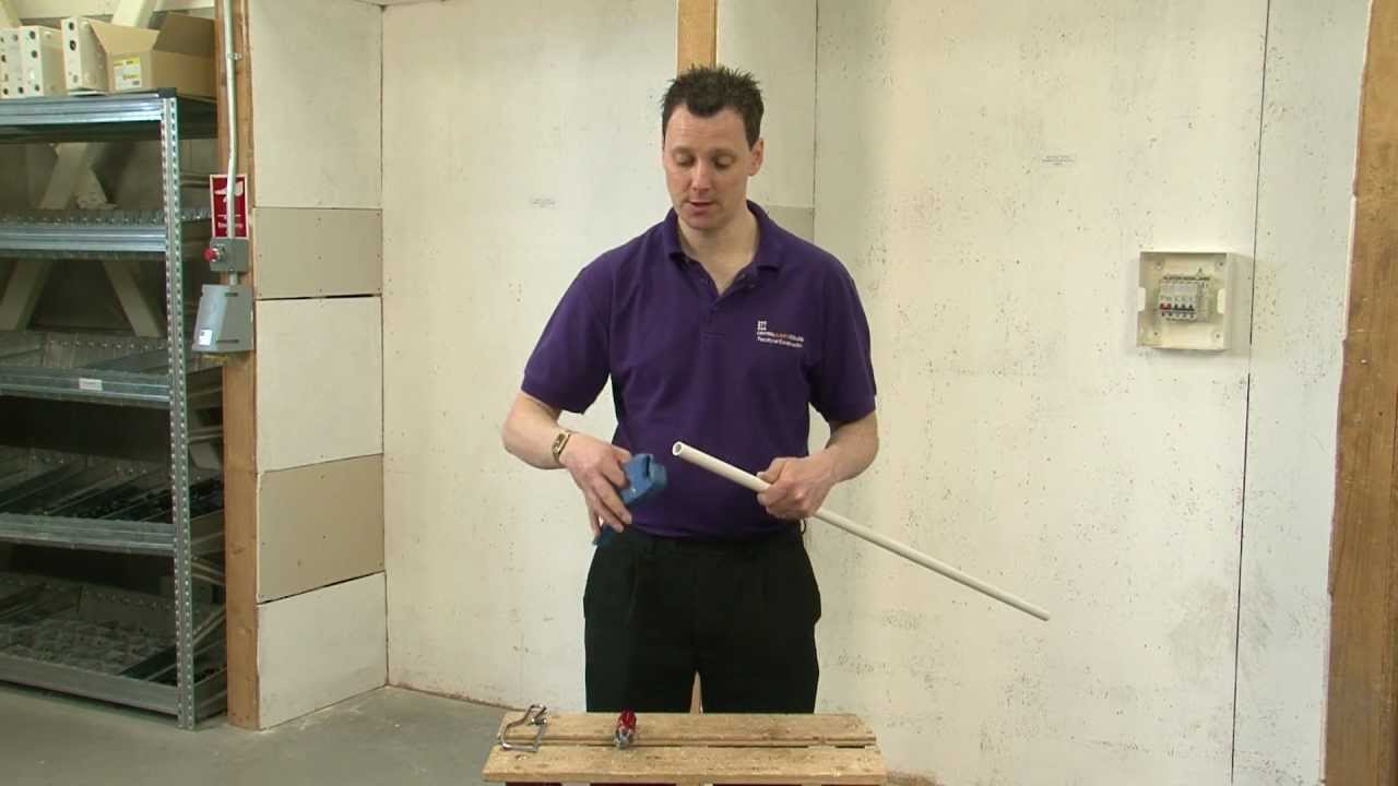 The Practical Skills Series : Cable Termination - PVC Conduit - YouTube