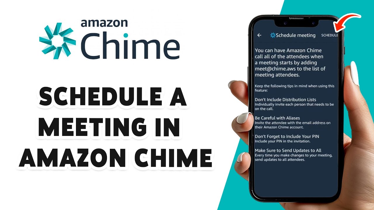 How To Schedule A Meeting In Amazon Chime 2024 | Organize Meetings On ...