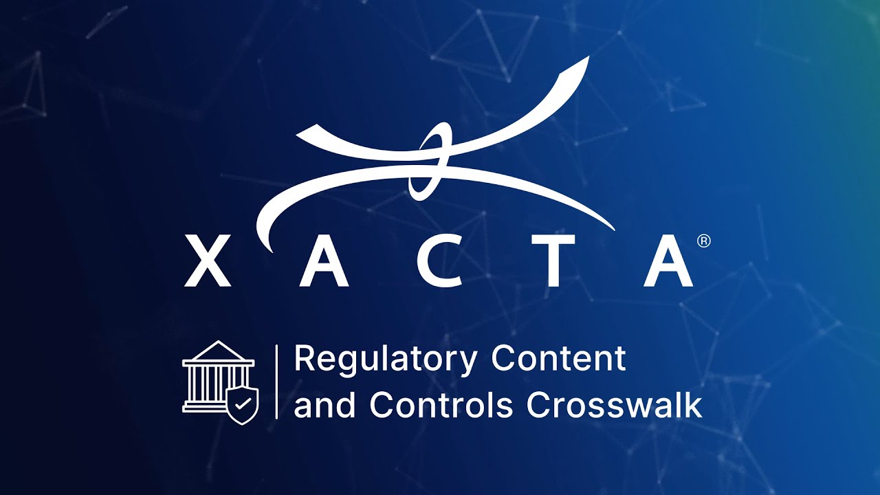 Xacta Demo: Regulatory Content and Controls Crosswalk - YouTube