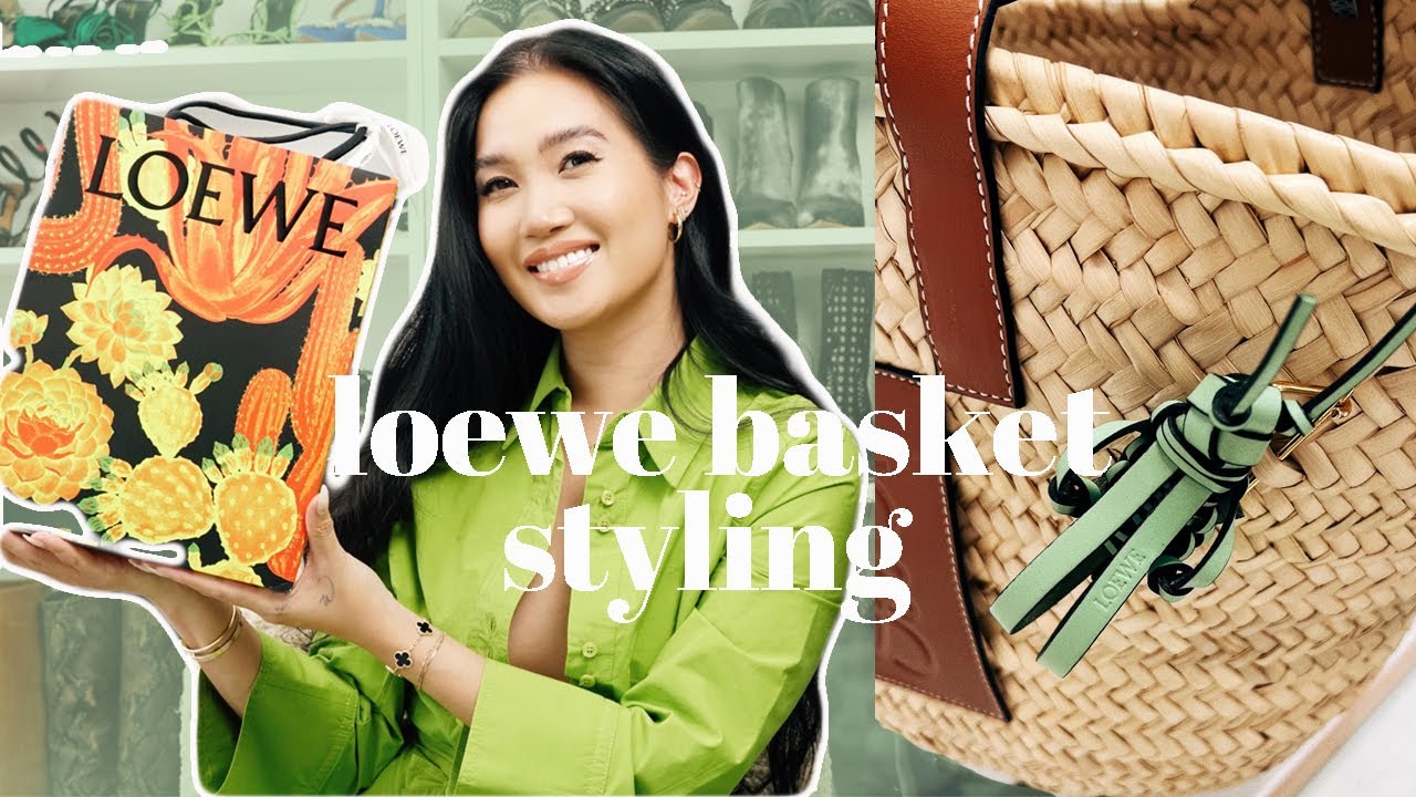 STYLING MY LOEWE BASKET BAG | SOHO SHOPPING + UNBOXING - YouTube