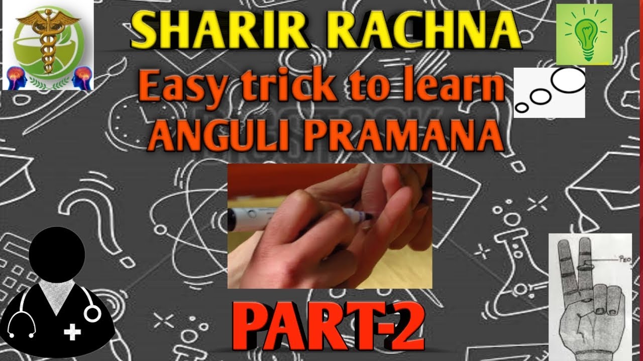 Pramana sharir l PART-2 l Easy Trick to Learn Anguli Praman explain by ...