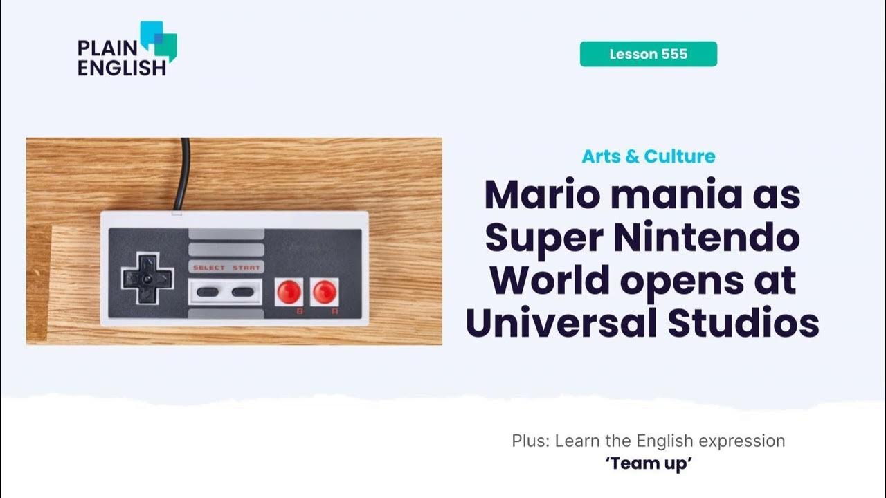 Mario mania as Super Nintendo World opens at Universal Studios | Learn ...