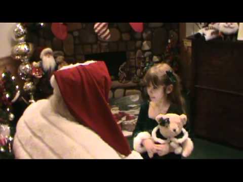 Maddie visit Santa in Santa Claus, IN - YouTube