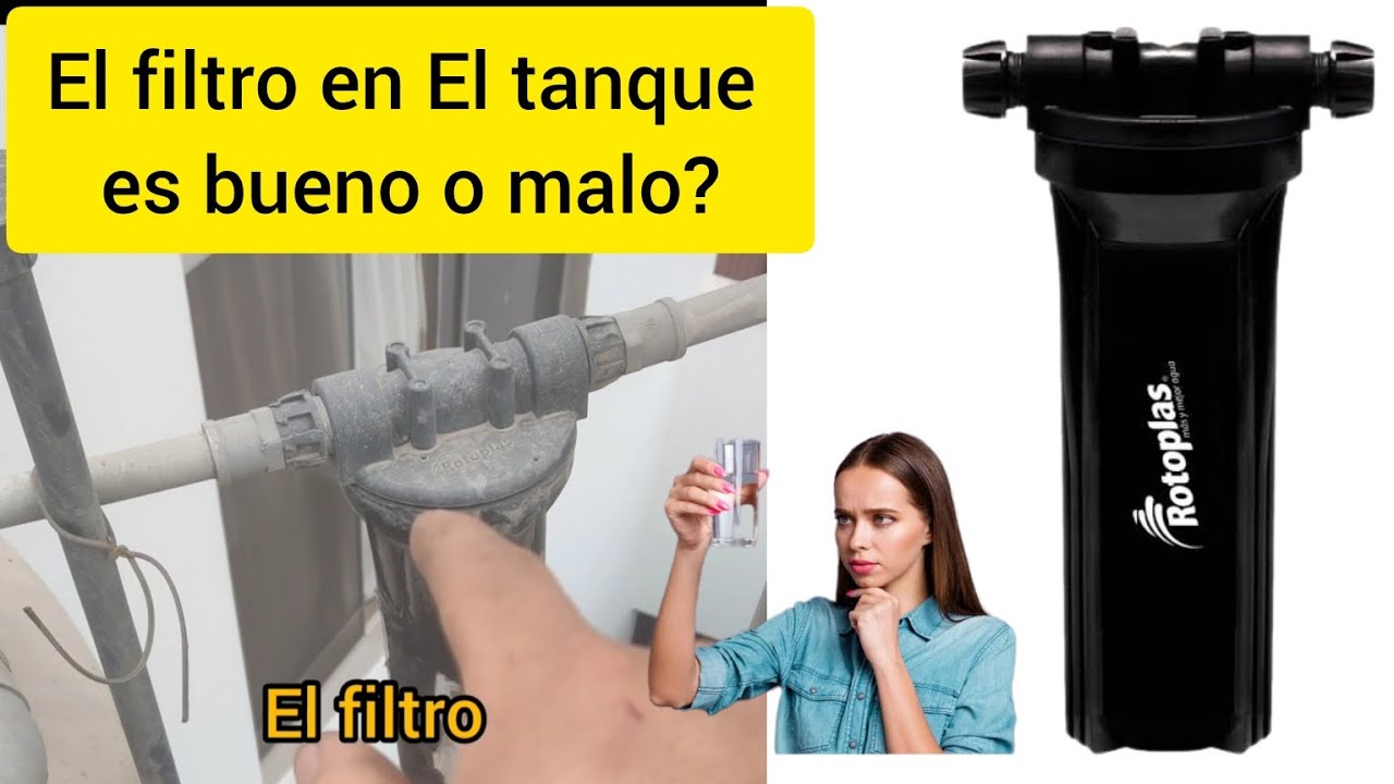 filtro para tanque elevado dónde se instala? - YouTube