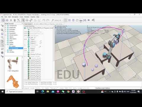Automatic Picking and Placing of objects Using a UR5 robot and a RG2 Gripper: - YouTube