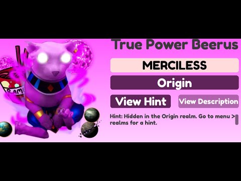 how to get beerus and true power beerus in find the binguses - YouTube