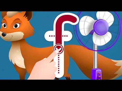 Phonics ABC Alphabets f - F for Fox ABC Videos with Sound ABC Song ...